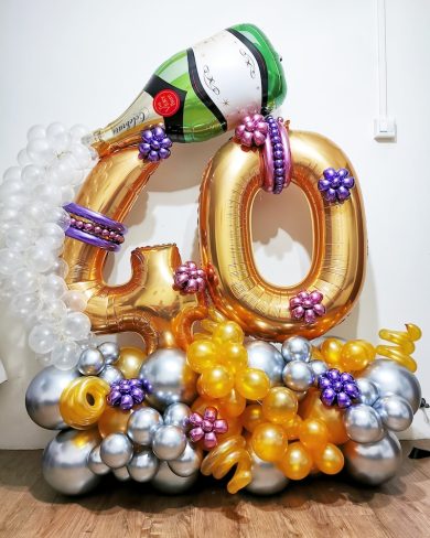 Premium Balloon Number Display - Balloon Shop