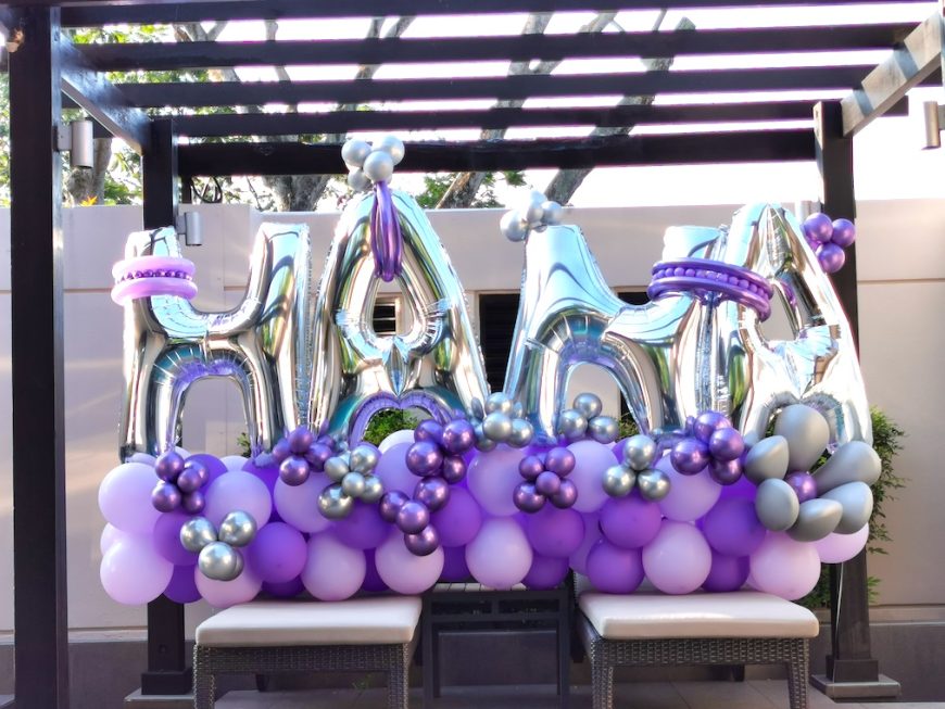 Balloon Name Display - Balloon Shop