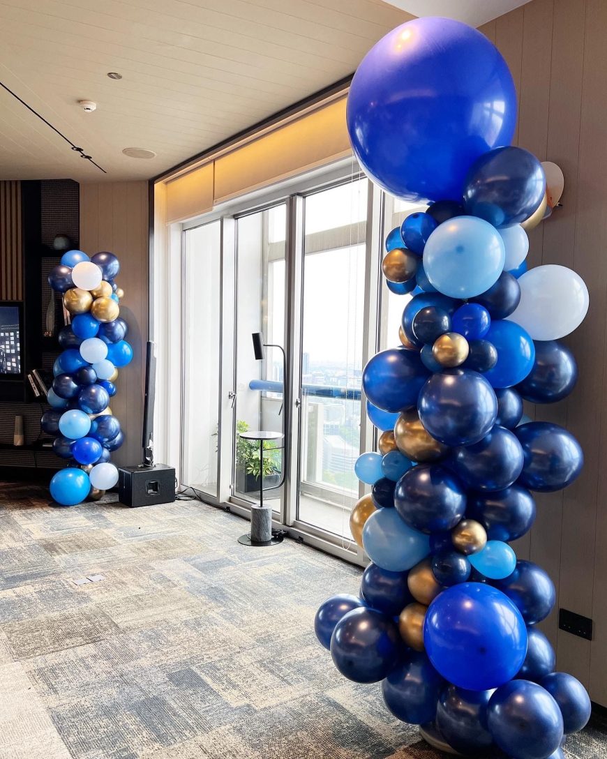 Organic Balloon Column - Balloon Shop