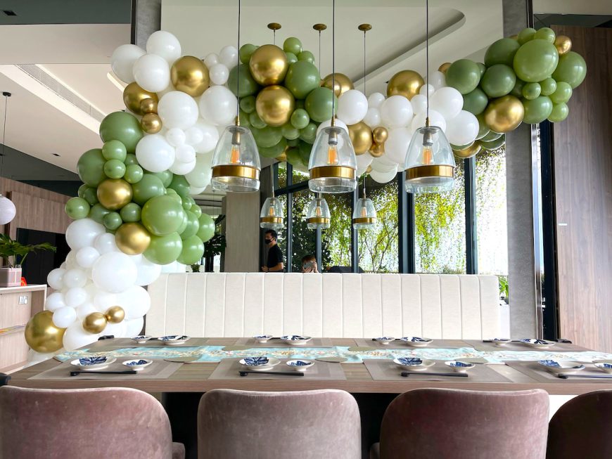 Organic Balloon Garland Decoration in Singapore - Balloon Shop