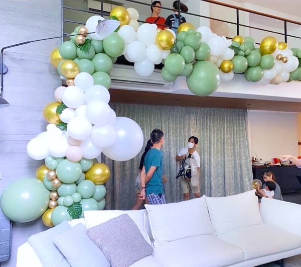 Organic Balloon Garland Decoration in Singapore - Balloon Shop