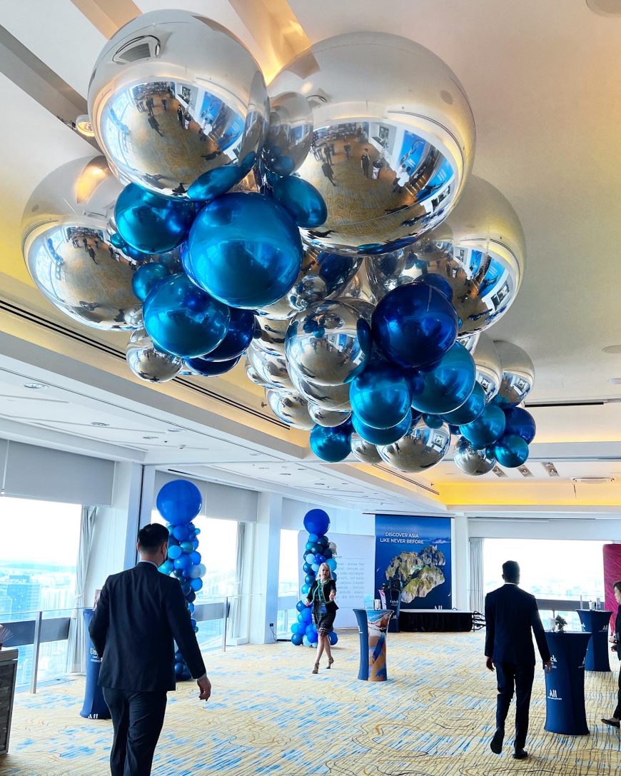 Orbs Helium Balloon Decoration - Balloon Shop